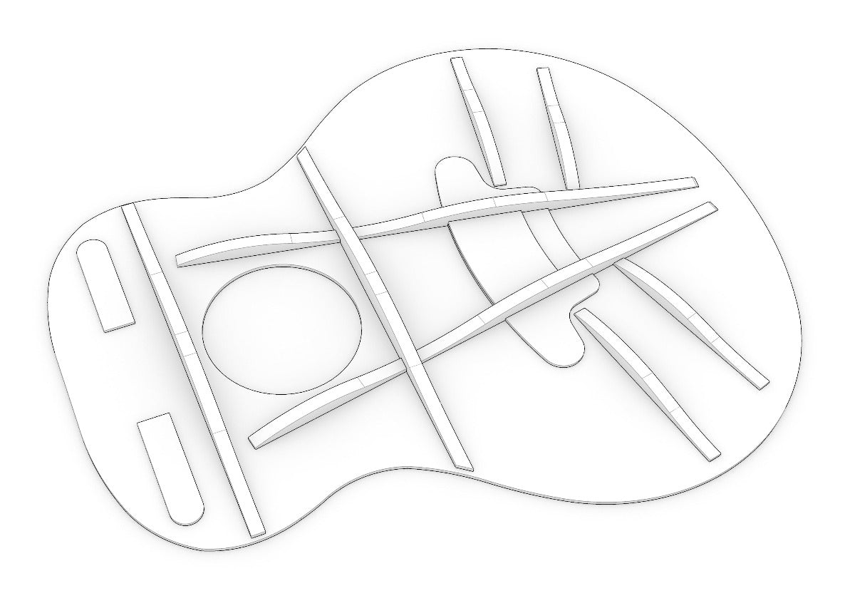 Acoustic Guitar 3D CNC - GenOne Luthier Services