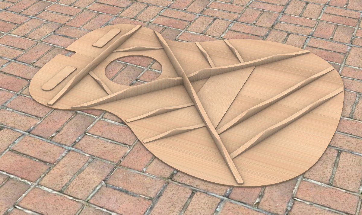 Acoustic Guitar 3D CNC - GenOne Luthier Services