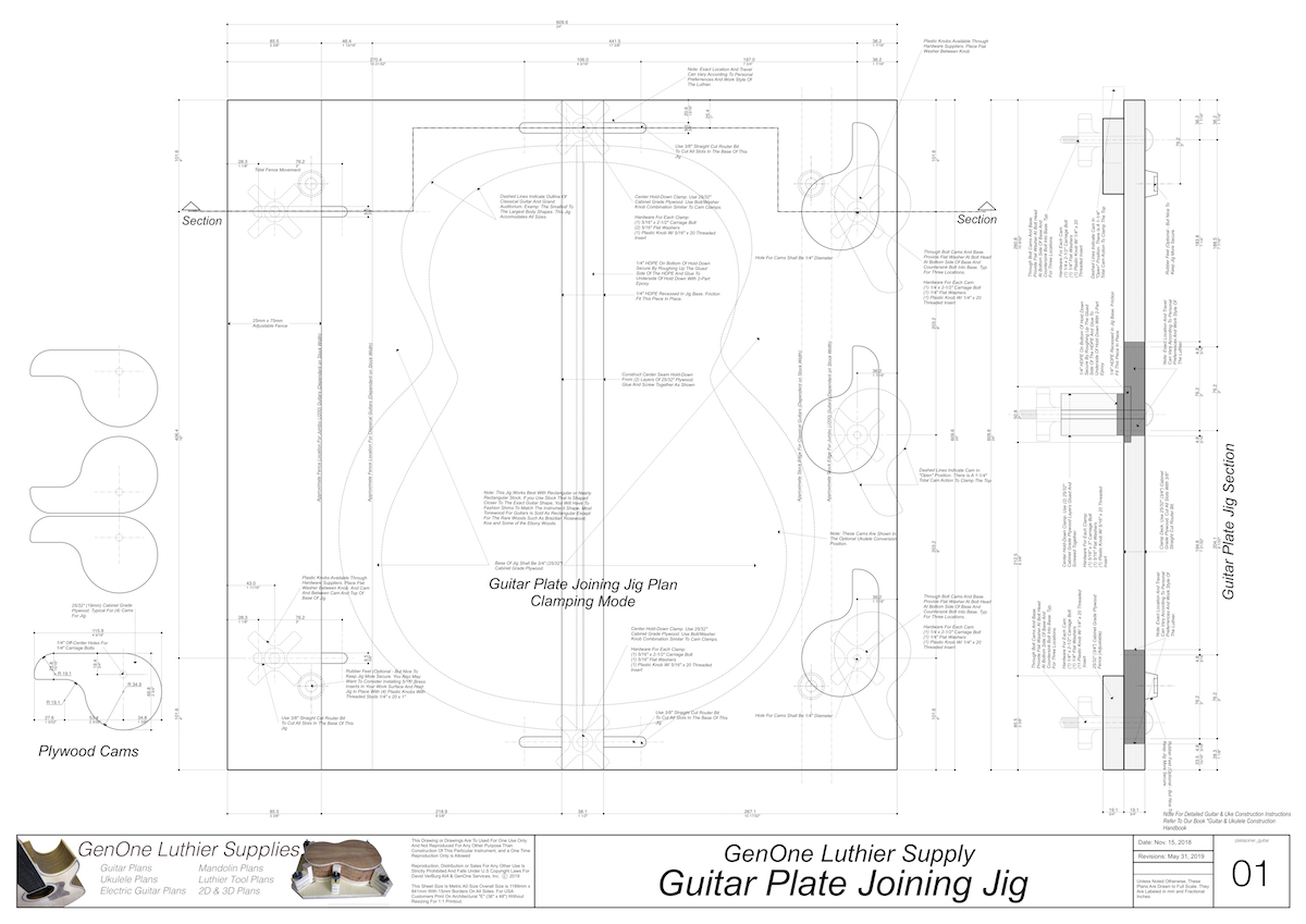 Luthier Tool Plans - GenOne Luthier Services