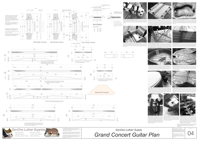 Grand Concert Guitar Plans - GenOne Luthier Services