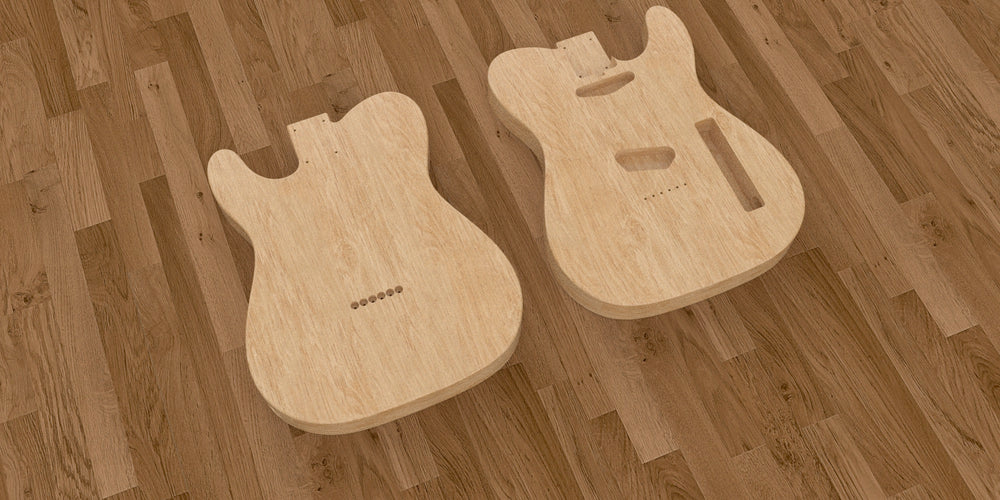 Solid Body Electric Guitar #3 3D CNC Files - GenOne Luthier Services