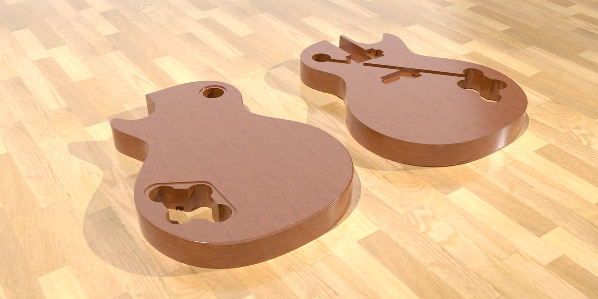 Les Paul Standard 3D CNC Files - GenOne Luthier Services