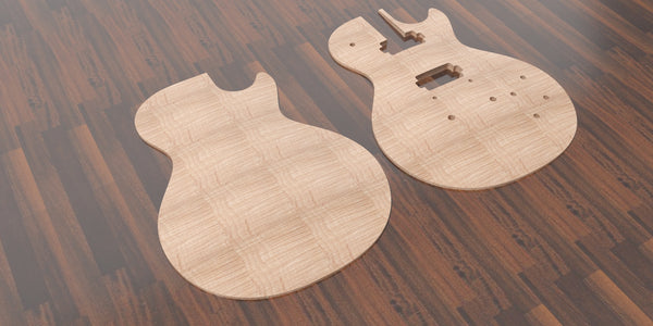 Les Paul Standard 3D CNC Files - GenOne Luthier Services