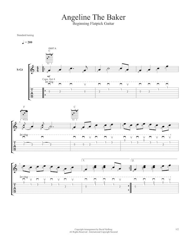 Ultimate Guitar Tabs Beginner Book 2 - GenOne Luthier Services